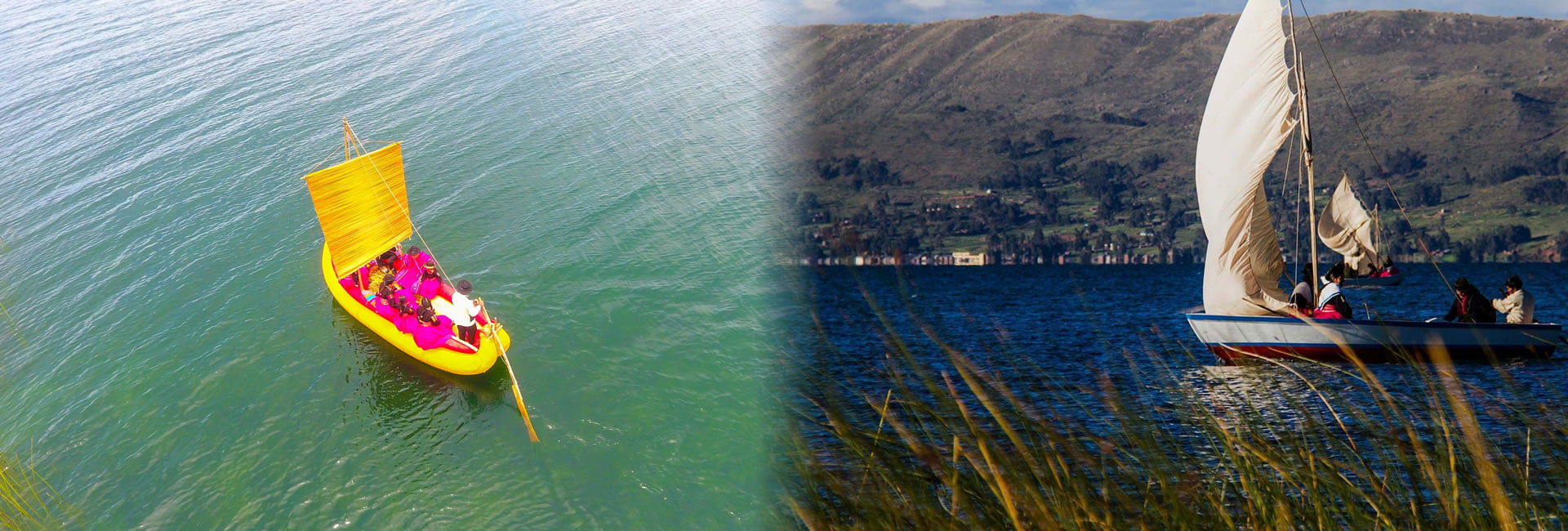 Paseo en bote velero - TITICACA LODGE - LUQUINA